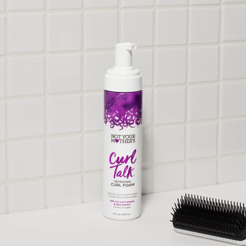 Refreshing Curl Talk Foam Not Your Mothers REFRESHING FOAM Define & Sh ...
